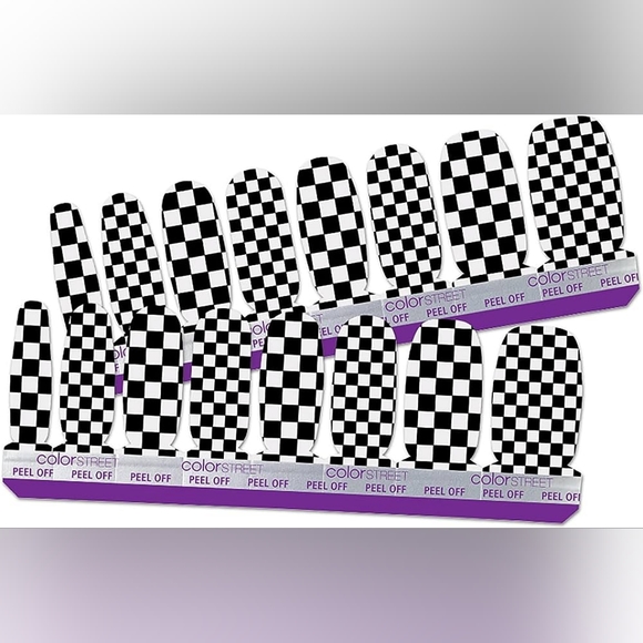Color Street | Makeup | Nwt Color Street Nail Strips Set Check Yourself ...